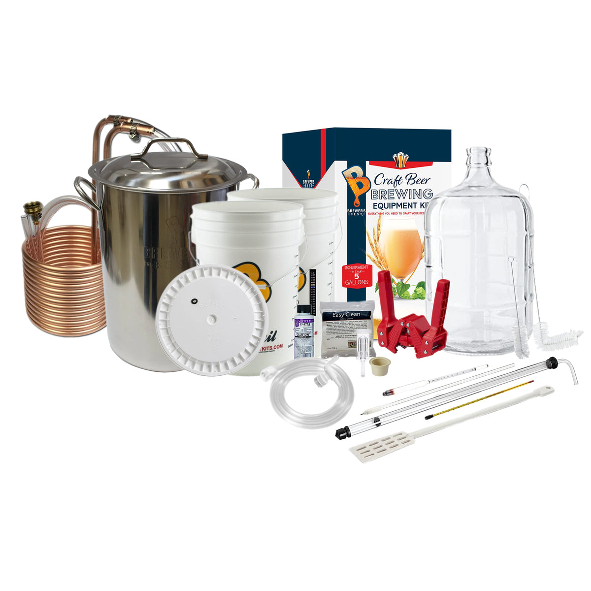 Brewer's Best 5 Gallon Homebrew Beer Brewing Equipment Starter Kit ...