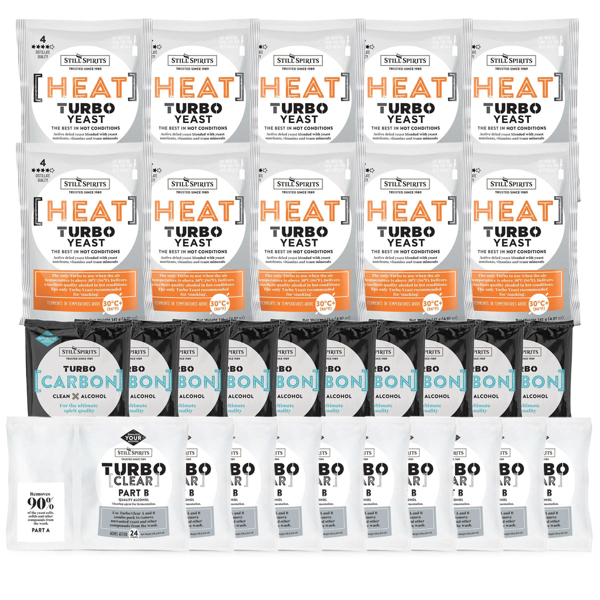 Still Spirits Triple Pack - Turbo Heat, Turbo Carbon and Turbo Clear ...