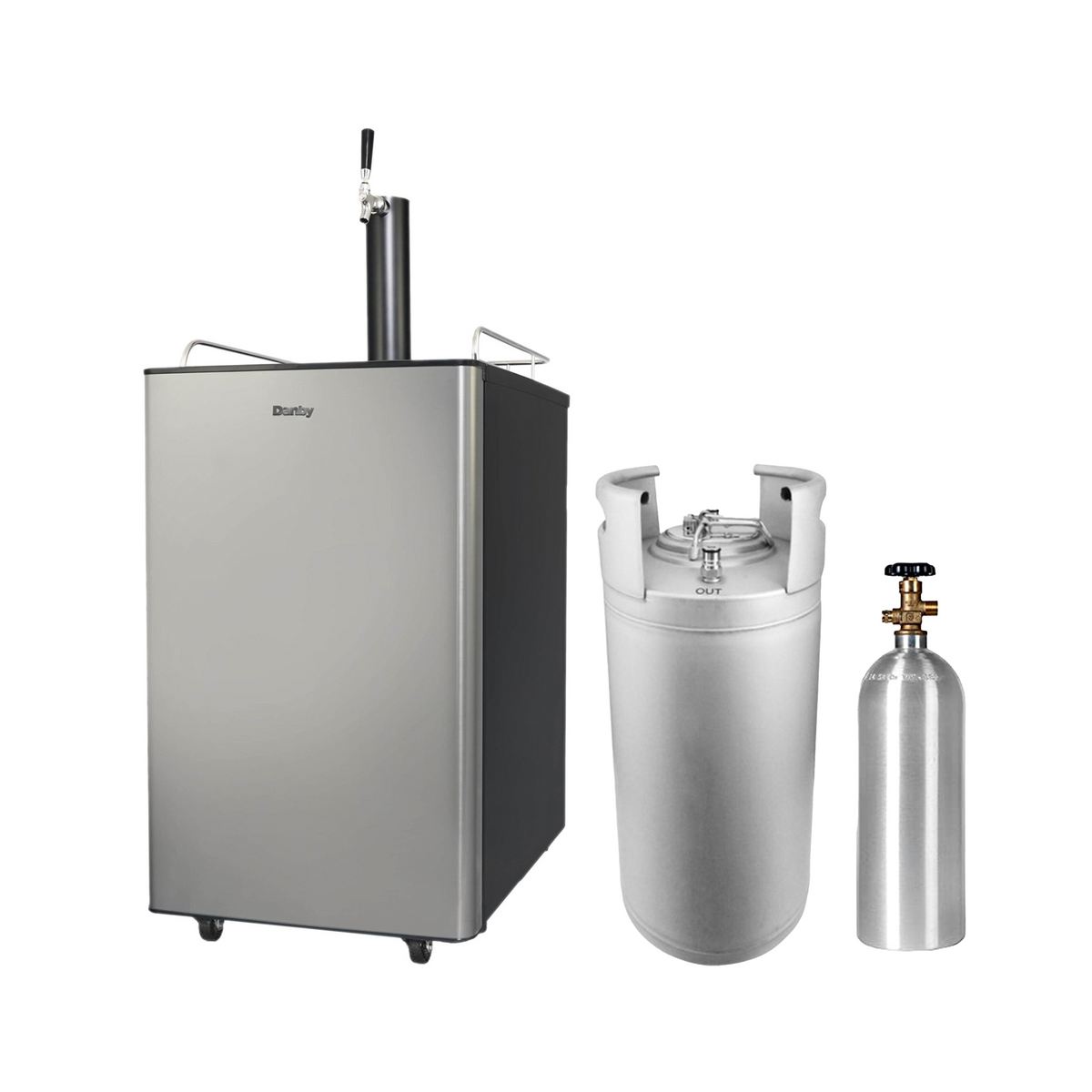 Sparkle Stream Kegerator - Single Tap Soda Water Dispenser — floridabrewing